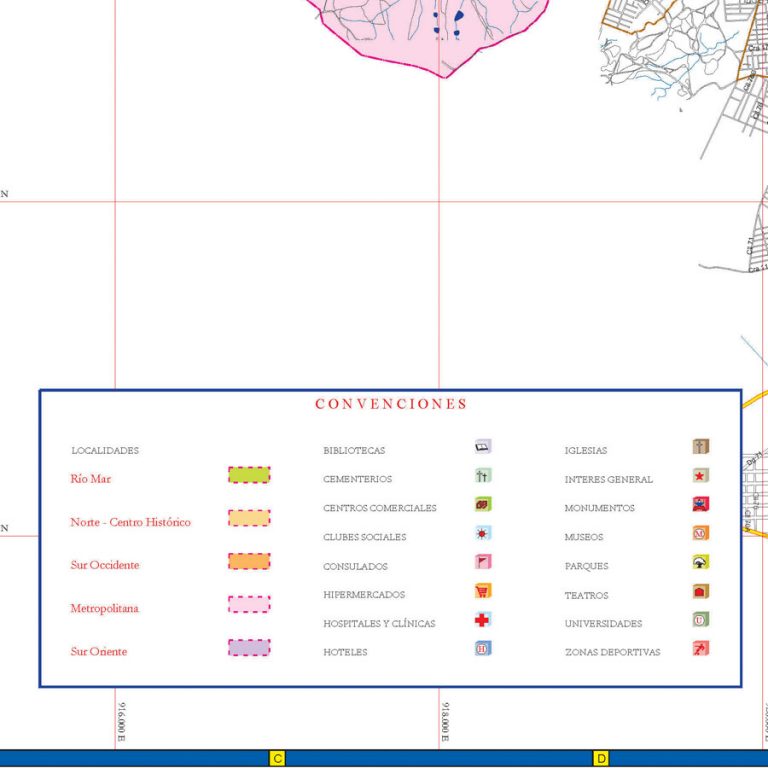 Mapa de Barranquilla – Mapas Cartur Mapas fisicos politicos de colombia ...